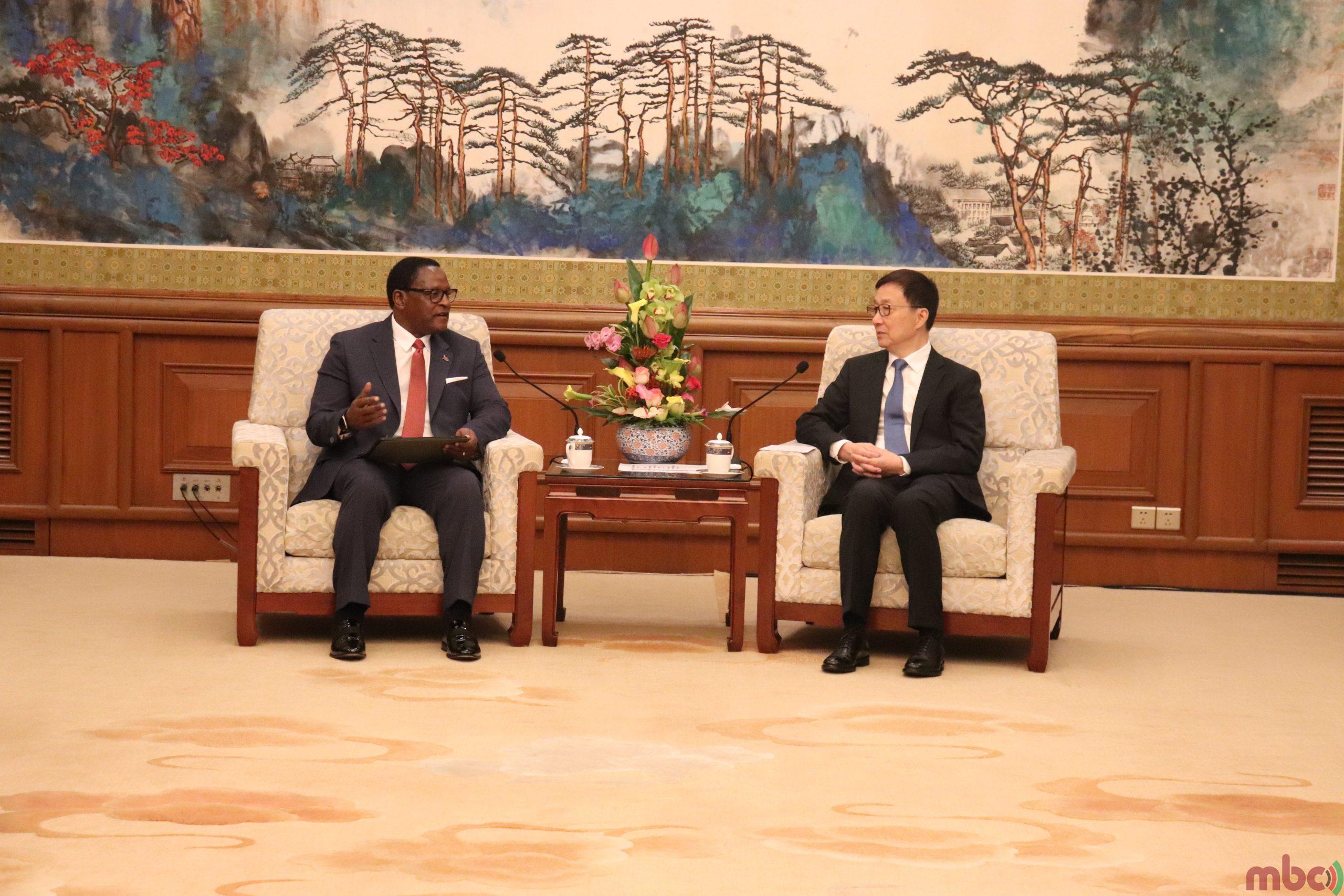 Chakwera received in audience by China's Vice President Zheng - Malawi ...
